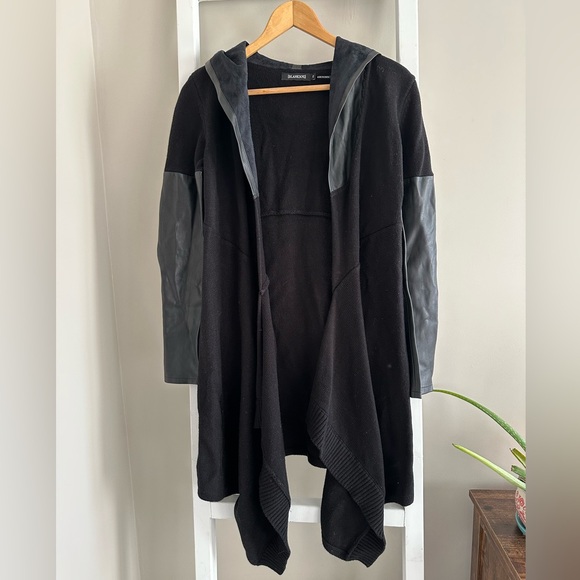Blank NYC | Sweaters | Blank Nyc Cardigan Sweater With Faux Vegan ...
